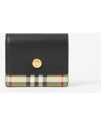 Burberry Check Folding Wallets for Women - Up to 33% off | Lyst