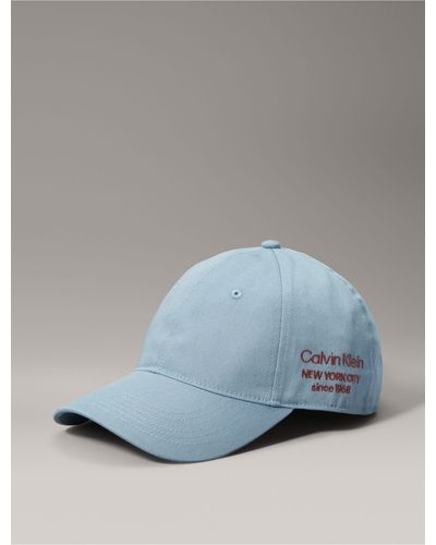 Blue Calvin Klein Hats for Men | Lyst
