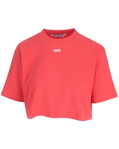 Red Off-White c/o Virgil Abloh Tops for Women | Lyst