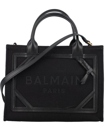 Black Balmain Tote bags for Women | Lyst