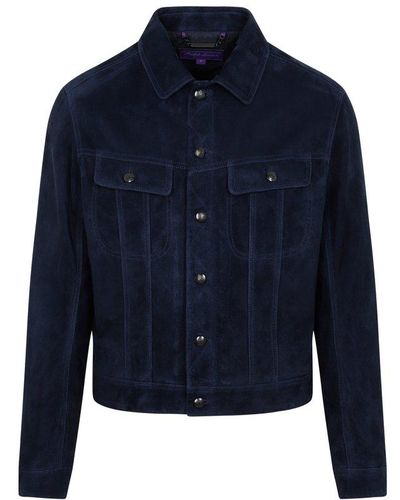 Blue and Purple Jackets for Men | Lyst