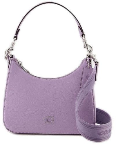 Purple COACH Shoulder bags for Women | Lyst