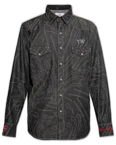 Gray Vivienne Westwood Shirts for Men | Lyst