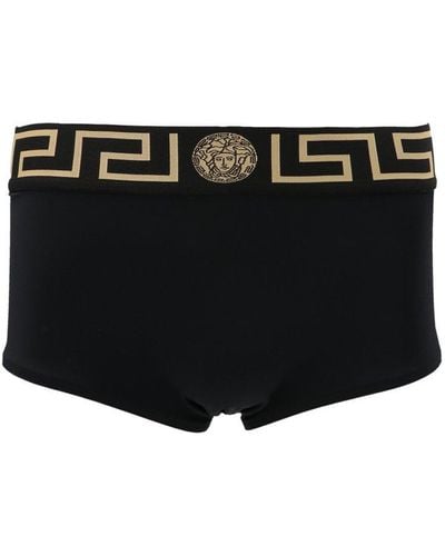 Black Versace Beachwear and Swimwear for Men | Lyst