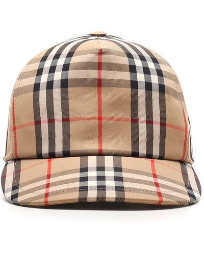 Burberry Check Baseball Caps for Women - Up to 40% off | Lyst