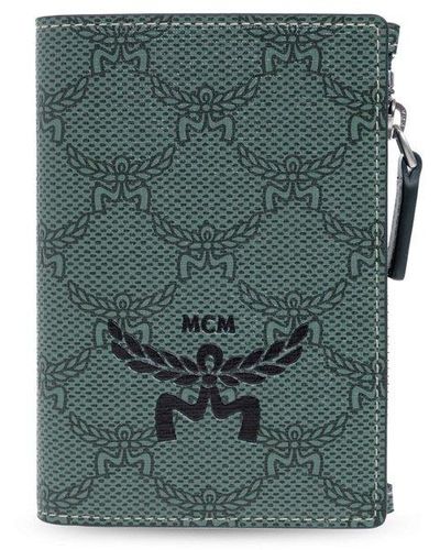 Green MCM Wallets and cardholders for Men | Lyst