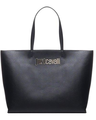 Black Just Cavalli Tote bags for Women | Lyst