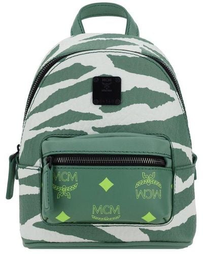 Green MCM Backpacks for Women | Lyst