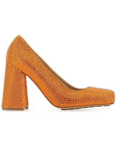 Orange Bottega Veneta Heels for Women | Lyst
