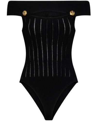 Black Balmain Lingerie for Women | Lyst