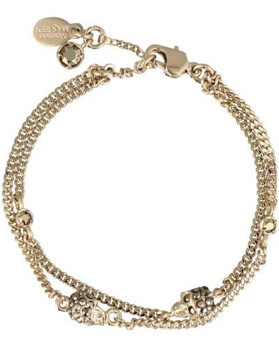 Metallic Alexander McQueen Bracelets for Women | Lyst