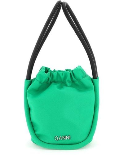 Green Ganni Bucket bags and bucket purses for Women | Lyst
