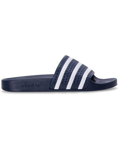 Blue adidas Originals Sandals and Slides for Men | Lyst