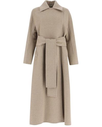 Natural Max Mara Atelier Coats for Women | Lyst