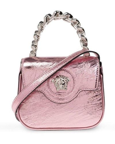 Pink Versace Tote bags for Women | Lyst