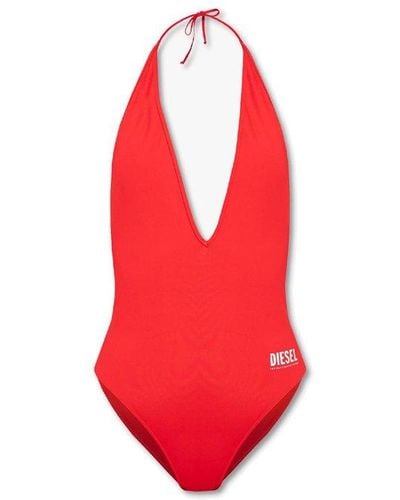 Red One-piece swimsuits and bathing suits for Women | Lyst