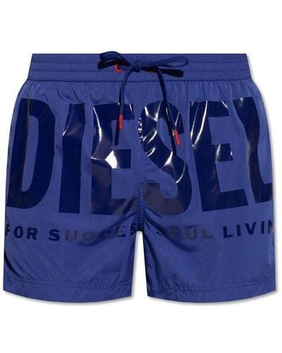 Blue DIESEL Beachwear and Swimwear for Men | Lyst