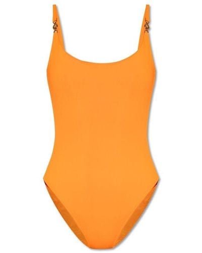 Orange Versace Beachwear and swimwear outfits for Women | Lyst