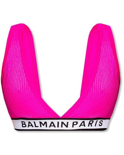 Pink Balmain Lingerie for Women | Lyst