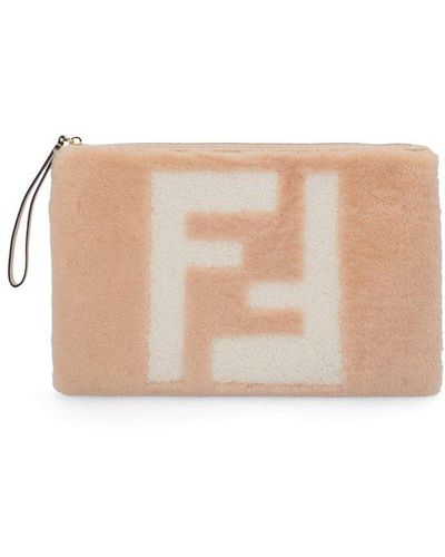 Natural Fendi Clutches and evening bags for Women | Lyst