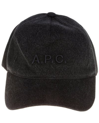 Black A.P.C. Hats for Men | Lyst