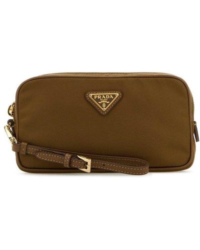 Brown Prada Clutches and evening bags for Women | Lyst