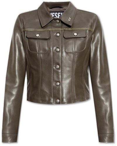 Green DIESEL Jackets for Women | Lyst