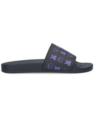 Blue MCM Sandals, slides and flip flops for Men | Lyst