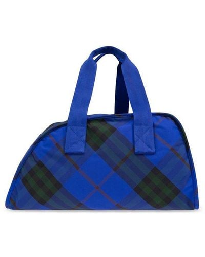 Blue Burberry Weekender Bags and Duffel Bags for Men | Lyst