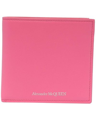 Pink Alexander McQueen Wallets and cardholders for Men | Lyst