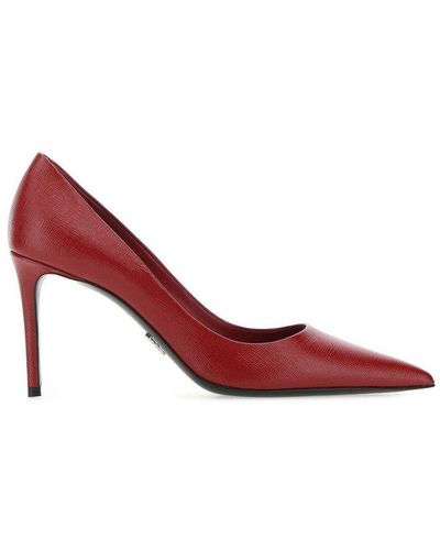Red Prada Heels for Women | Lyst