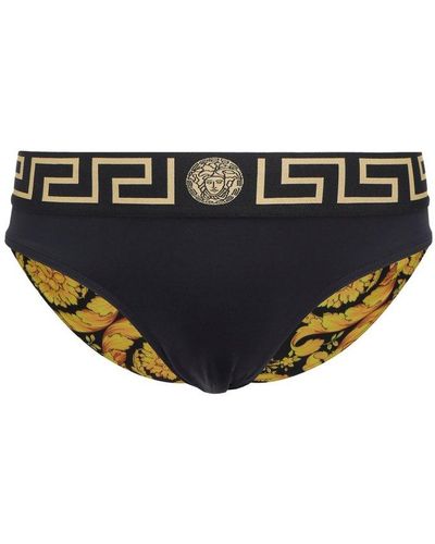 Black Versace Beachwear for Men | Lyst