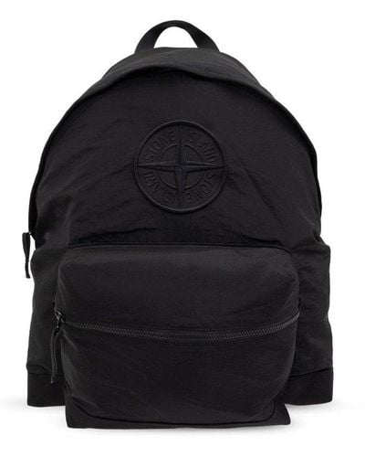 Black Stone Island Backpacks for Men | Lyst