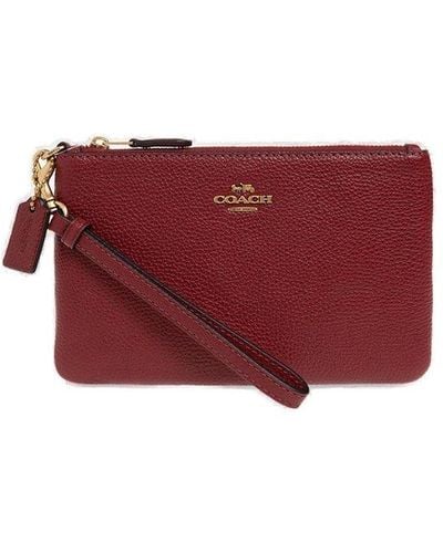 Red COACH Wallets and cardholders for Women | Lyst