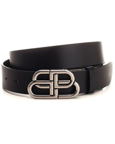 Black Balenciaga Belts for Men | Lyst