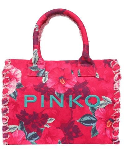 Pink Pinko Tote bags for Women | Lyst
