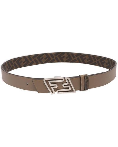 Brown Fendi Belts for Men | Lyst