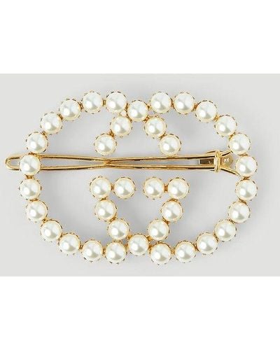 Natural Gucci Headbands, hair clips and hair accessories for Women | Lyst