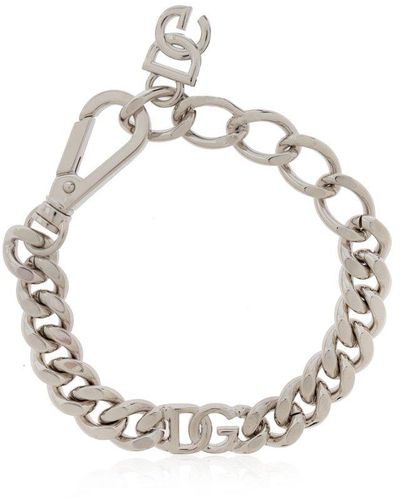 Metallic Dolce & Gabbana Bracelets for Men | Lyst