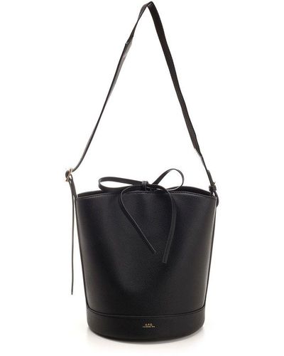 Black A.P.C. Bucket bags and bucket purses for Women | Lyst