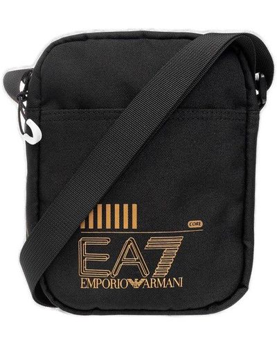 Black EA7 Shoulder bags for Women | Lyst