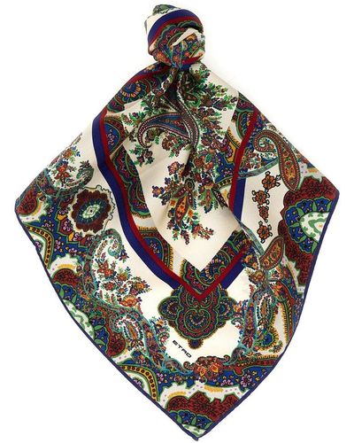 Metallic Etro Scarves and mufflers for Women | Lyst