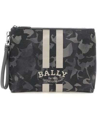 Black Bally Pouches and wristlets for Men | Lyst