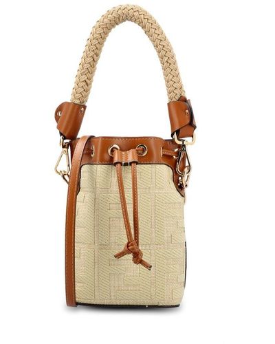 Natural Fendi Bucket bags and bucket purses for Women | Lyst