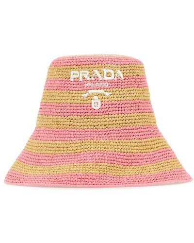 Pink Prada Hats for Women | Lyst