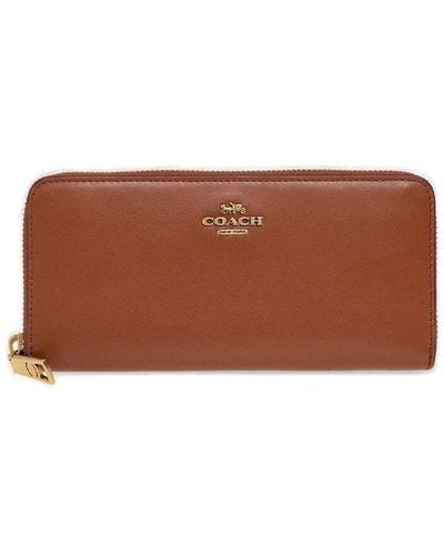 Brown COACH Wallets and cardholders for Women | Lyst