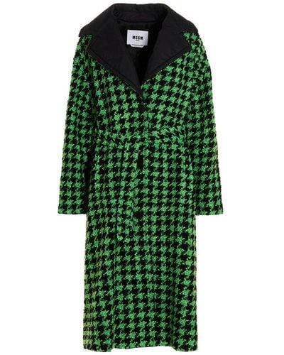 Green MSGM Coats for Women | Lyst
