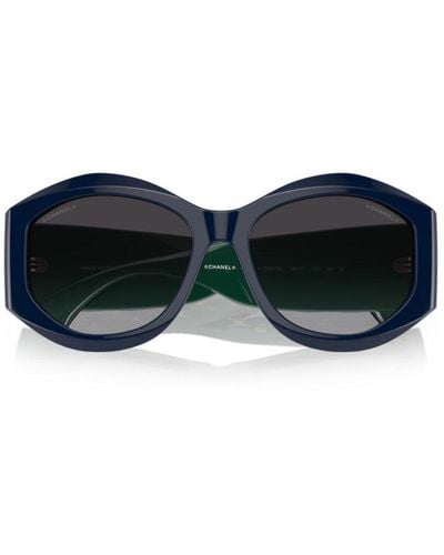 Blue Chanel Sunglasses for Women | Lyst