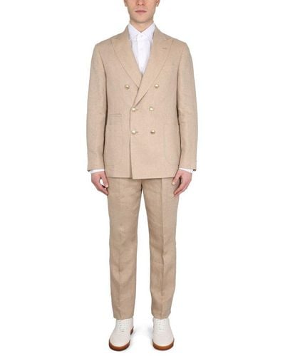 Natural Brunello Cucinelli Suits for Men | Lyst