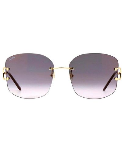 Purple Cartier Sunglasses for Women | Lyst